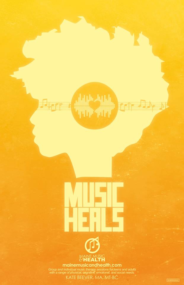 Music Heals Poster | Catching Health with Diane Atwood